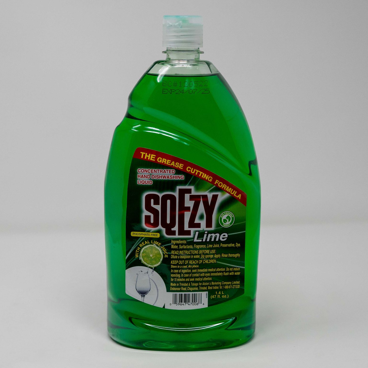 Sqezy Dish Wash W/Lime 1.4l – CK Greaves & Company Limited